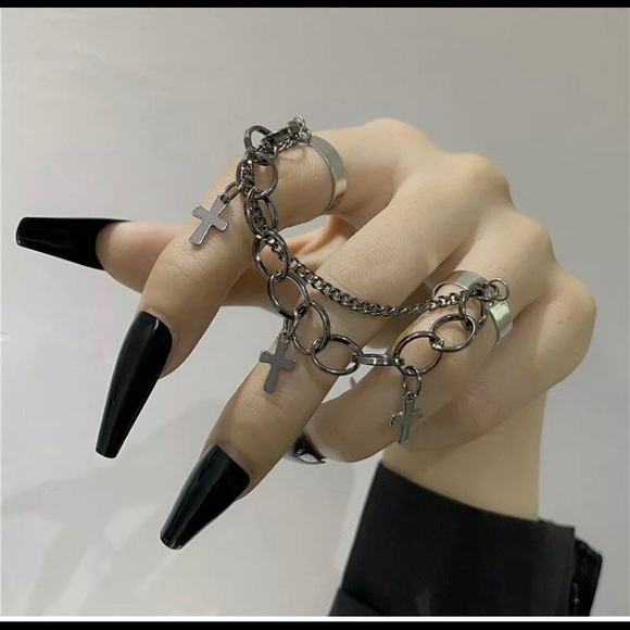 Jewelry | New Punk Cross Ring | Poshmark